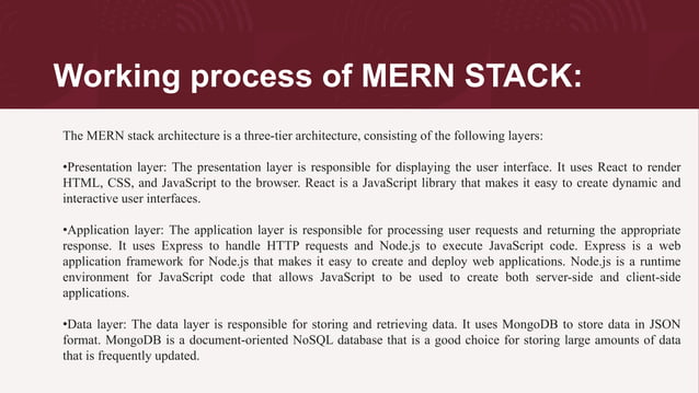 Full Stack Web Developer Mern Stack Developer Pptx