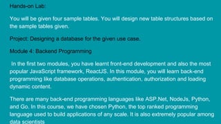 Full stack web development | PPTX
