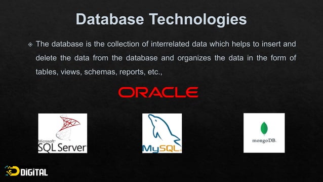 Full Stack Web Development.pptx | Databases | Computer Software and ...