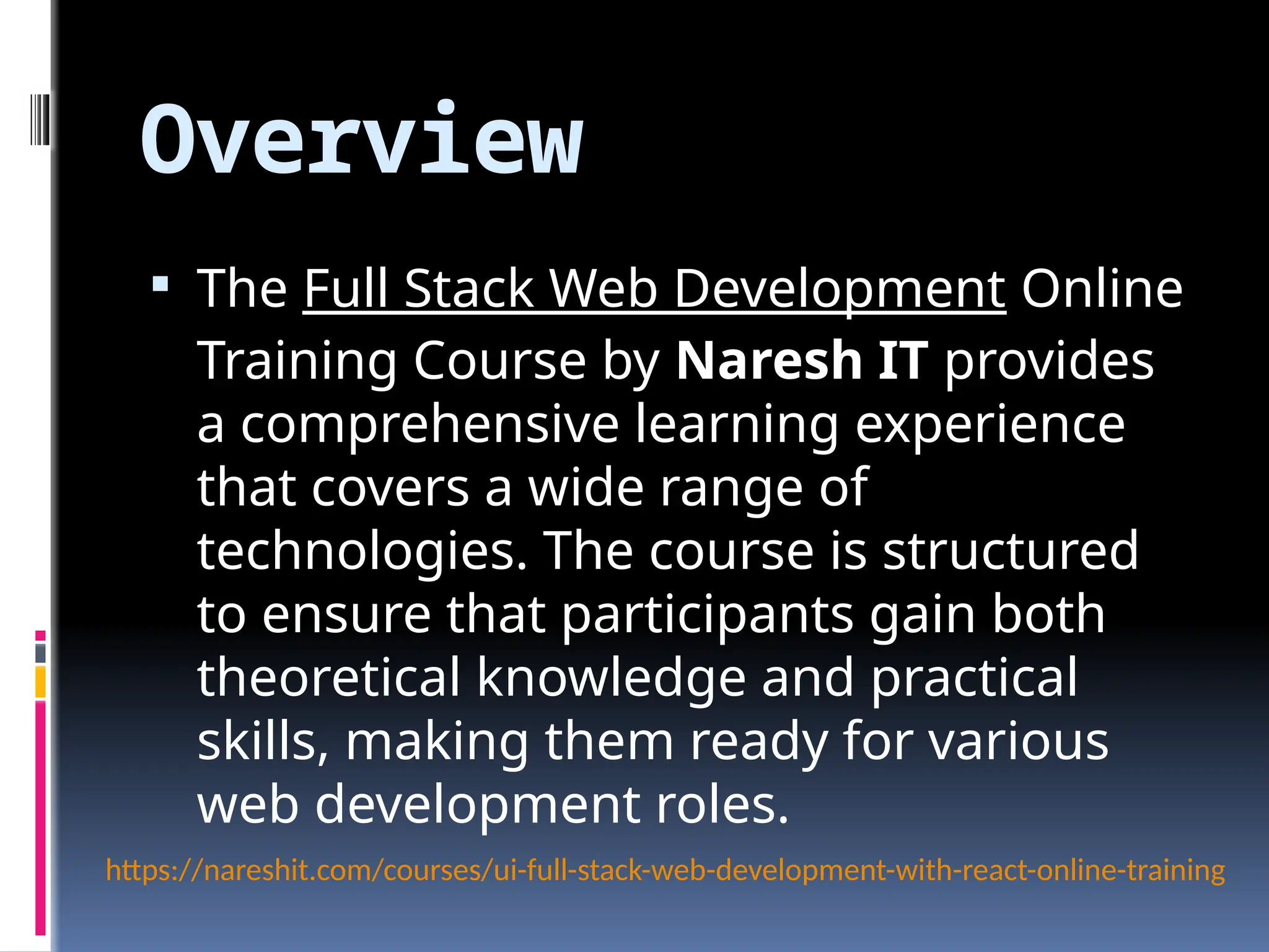Top Full Stack Web Development Training . | PPT