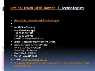 Top Full Stack Web Development Training . | PPT