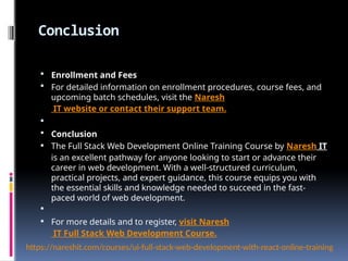 Best Full Stack Web Development Training . | PPT