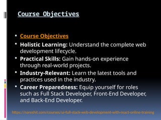 Best Full Stack Web Development Training . | PPT