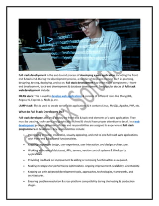 Full Stack Web Development Basics to Know.pdf