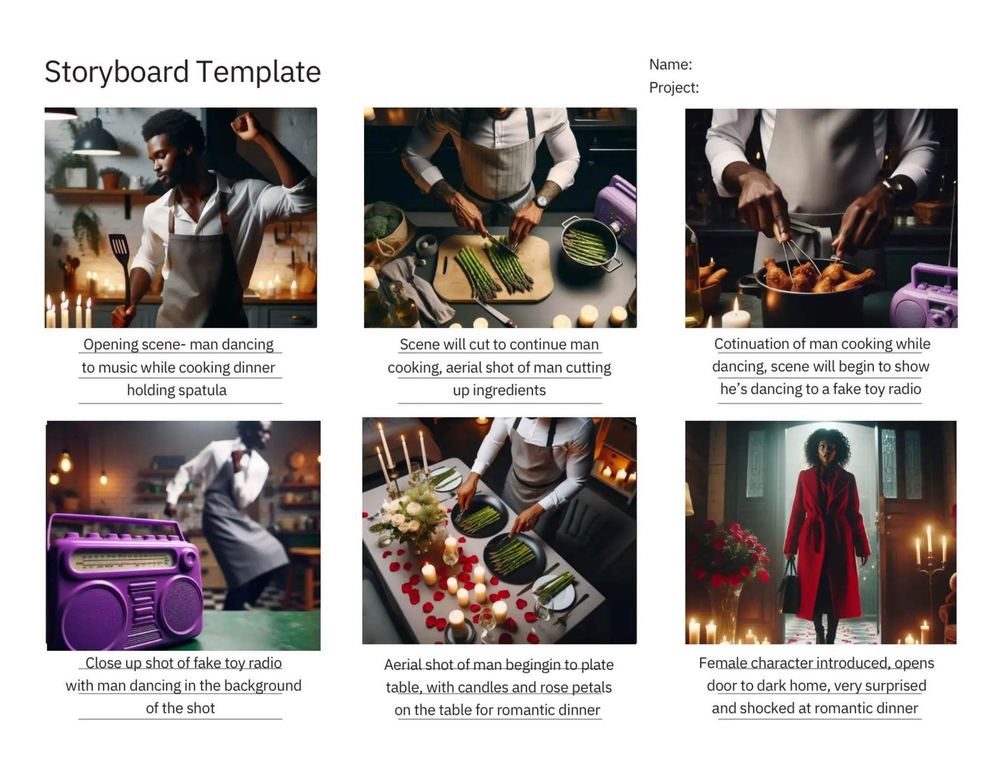 FULL STORYBOARD AICE media studies A level | PDF