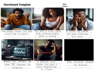 FULL STORYBOARD AICE media studies A level | PDF