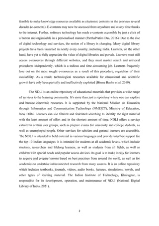 Case Study on the National Digital Library of India and Exploring ...