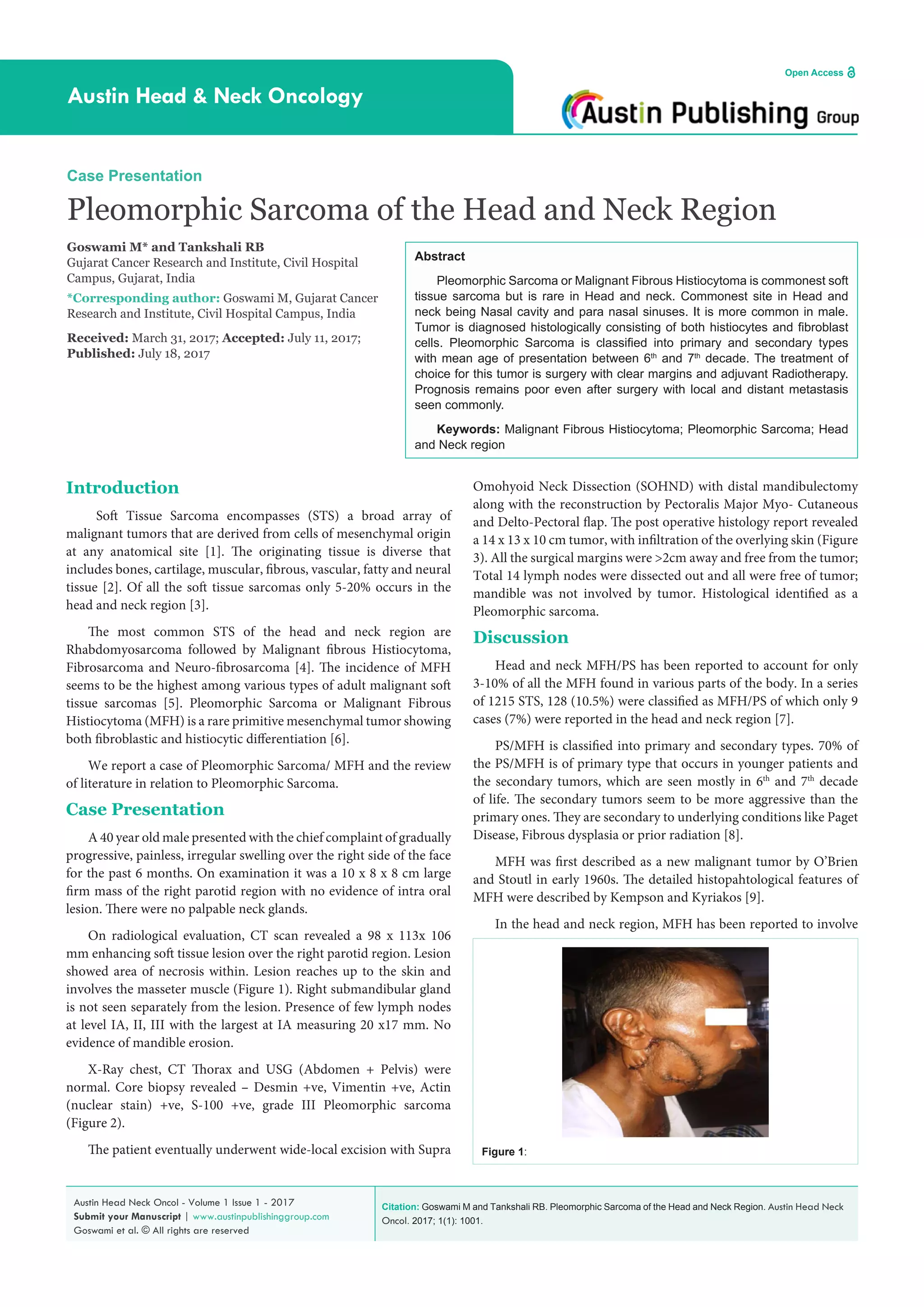 Austin Head & Neck Oncology | PDF