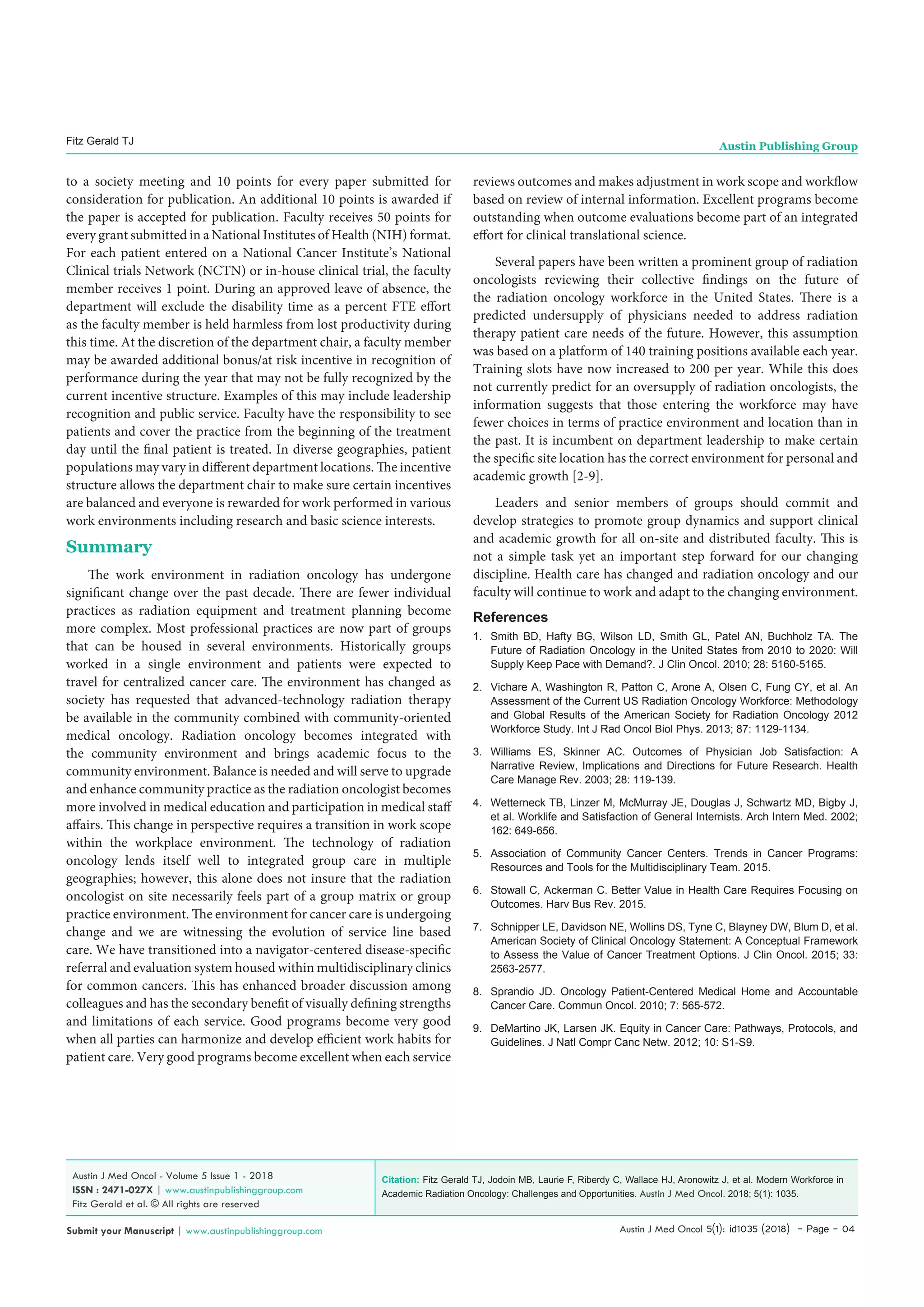 Austin Journal of Medical Oncology | PDF