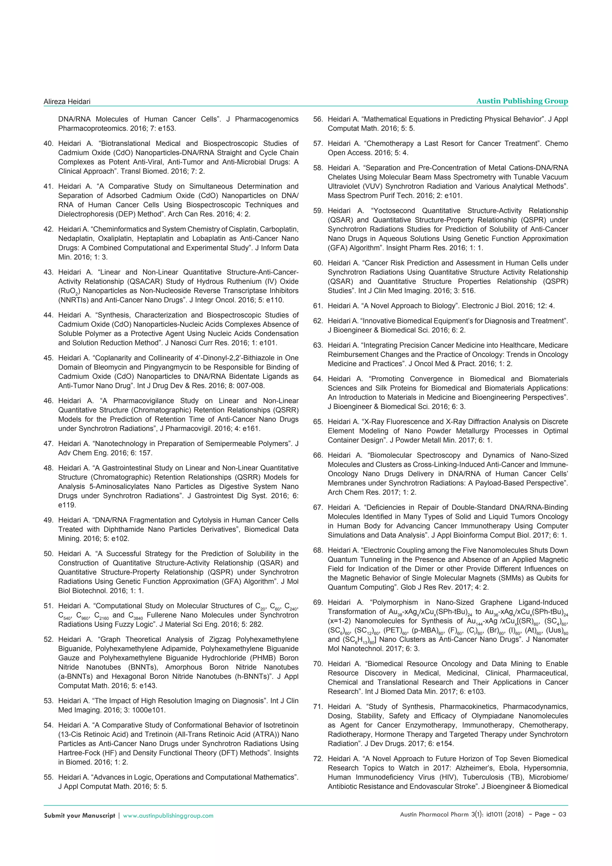 Austin Pharmacology & Pharmaceutics | PDF