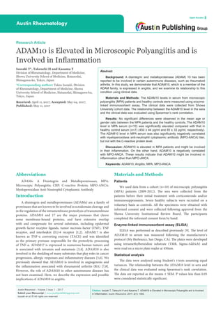 Austin Rheumatology | PDF | Blood Disorders | Diseases and Conditions