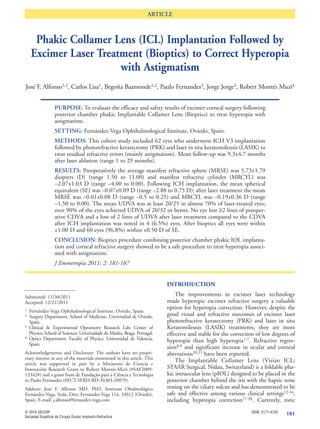 Visian ICL article | PDF