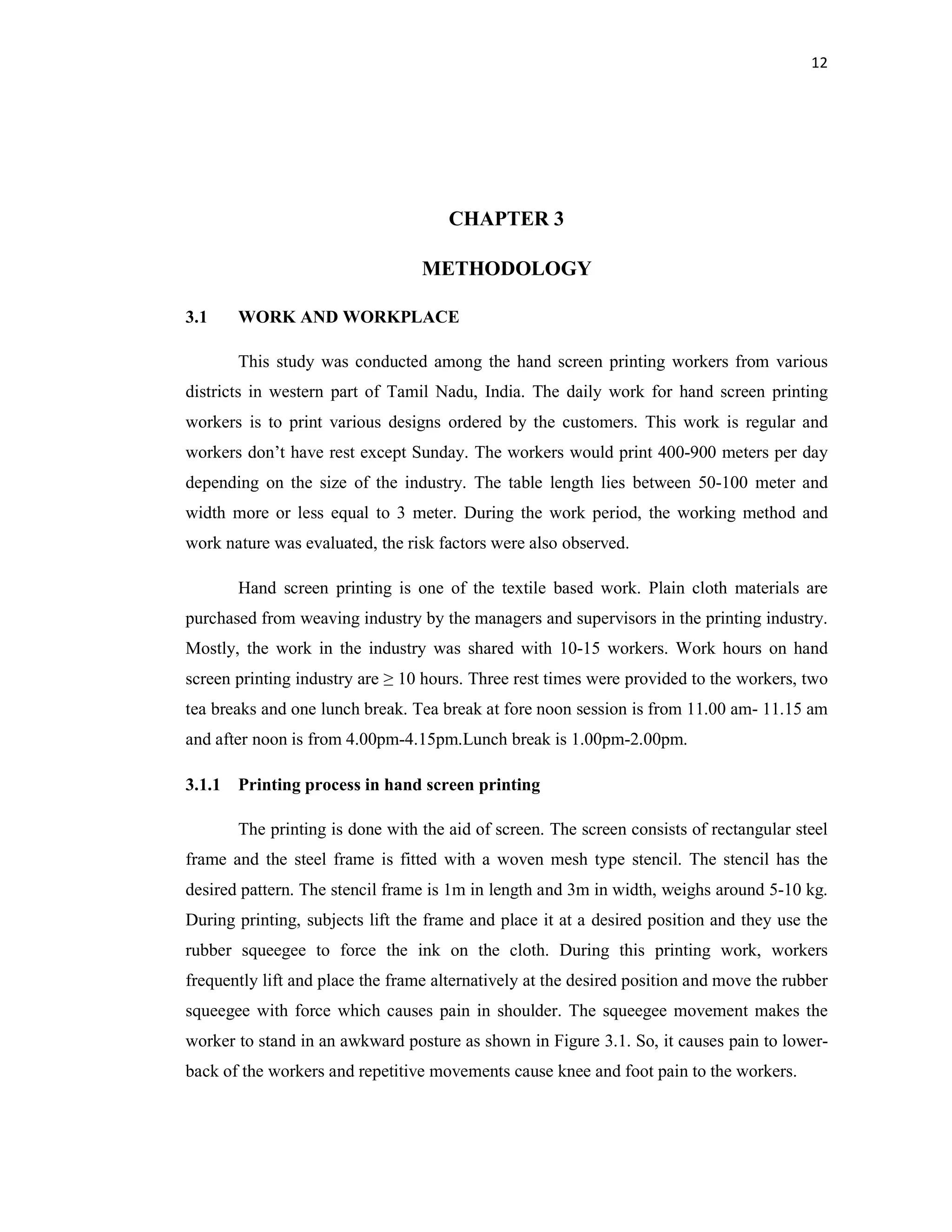 PG Thesis Sample | PDF