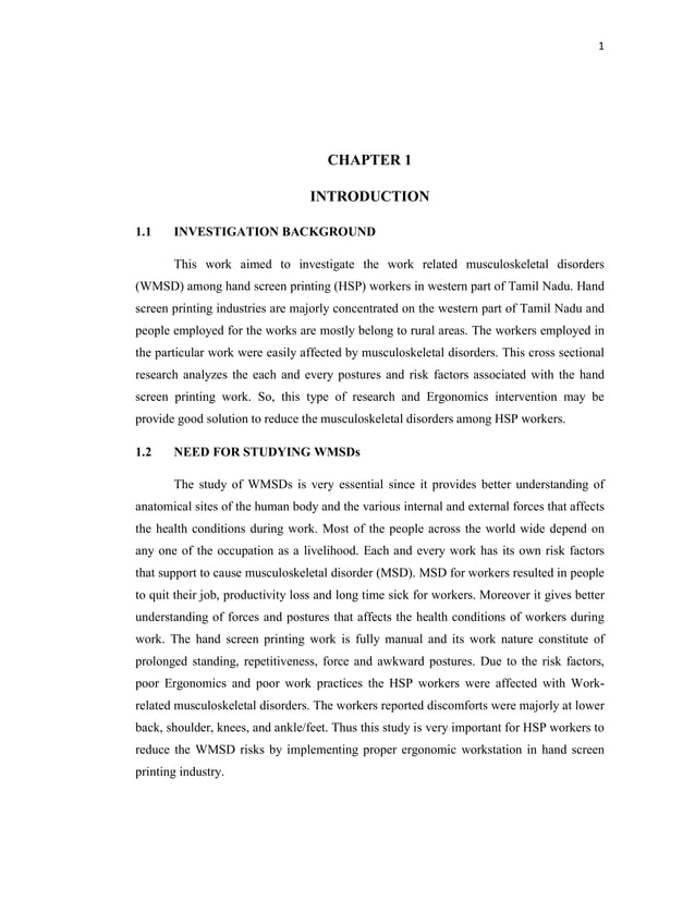 PG Thesis Sample | PDF