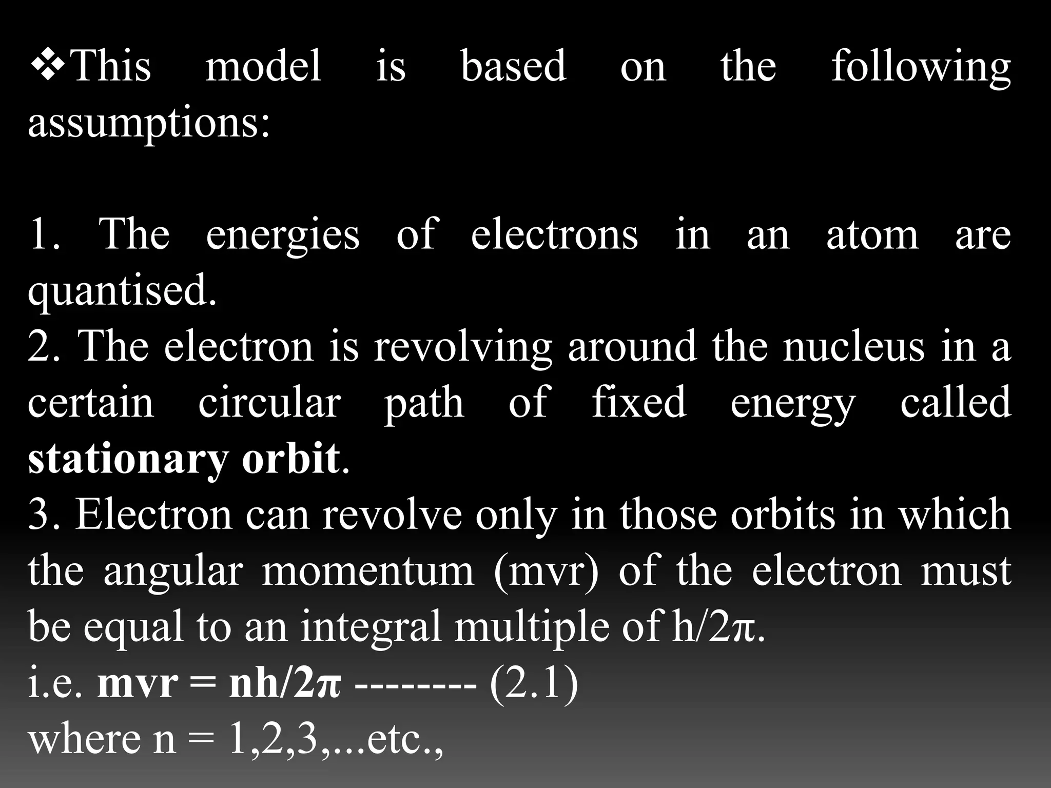 Quantum mechanical model of atom | PPTX