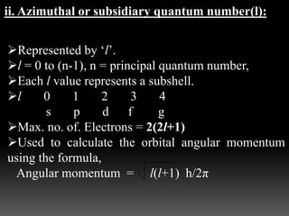Quantum mechanical model of atom | PPTX