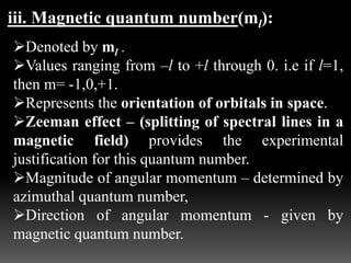 Quantum mechanical model of atom | PPTX