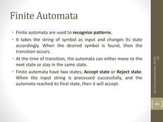 Theory of Computation Unit 1 | PPTX