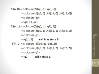 Theory of Computation Unit 1 | PPT