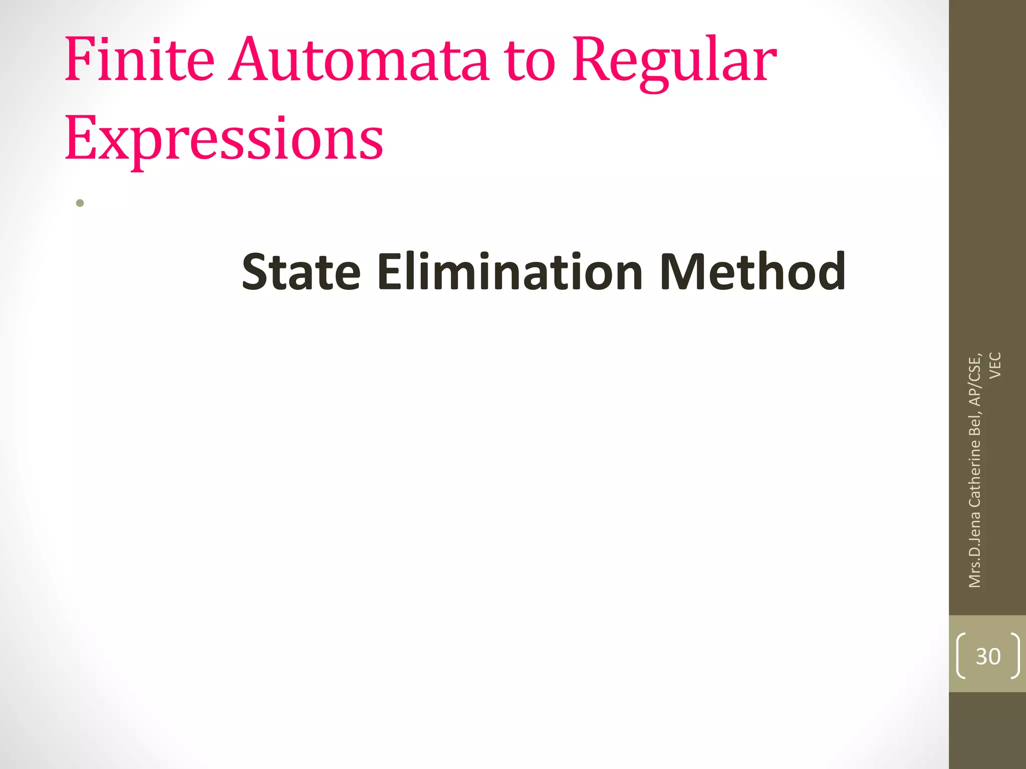 Theory of Computation Unit 2 | PPTX