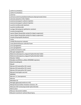 Full us fda approved drug list | PDF
