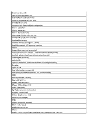 Full us fda approved drug list | PDF