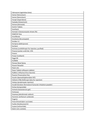 Full us fda approved drug list | PDF