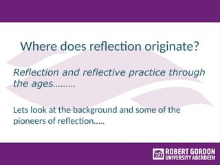 Full version Importance of reflection to practice.pptx