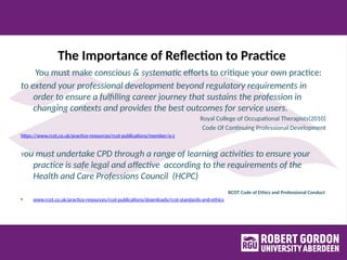 Full version Importance of reflection to practice.pptx