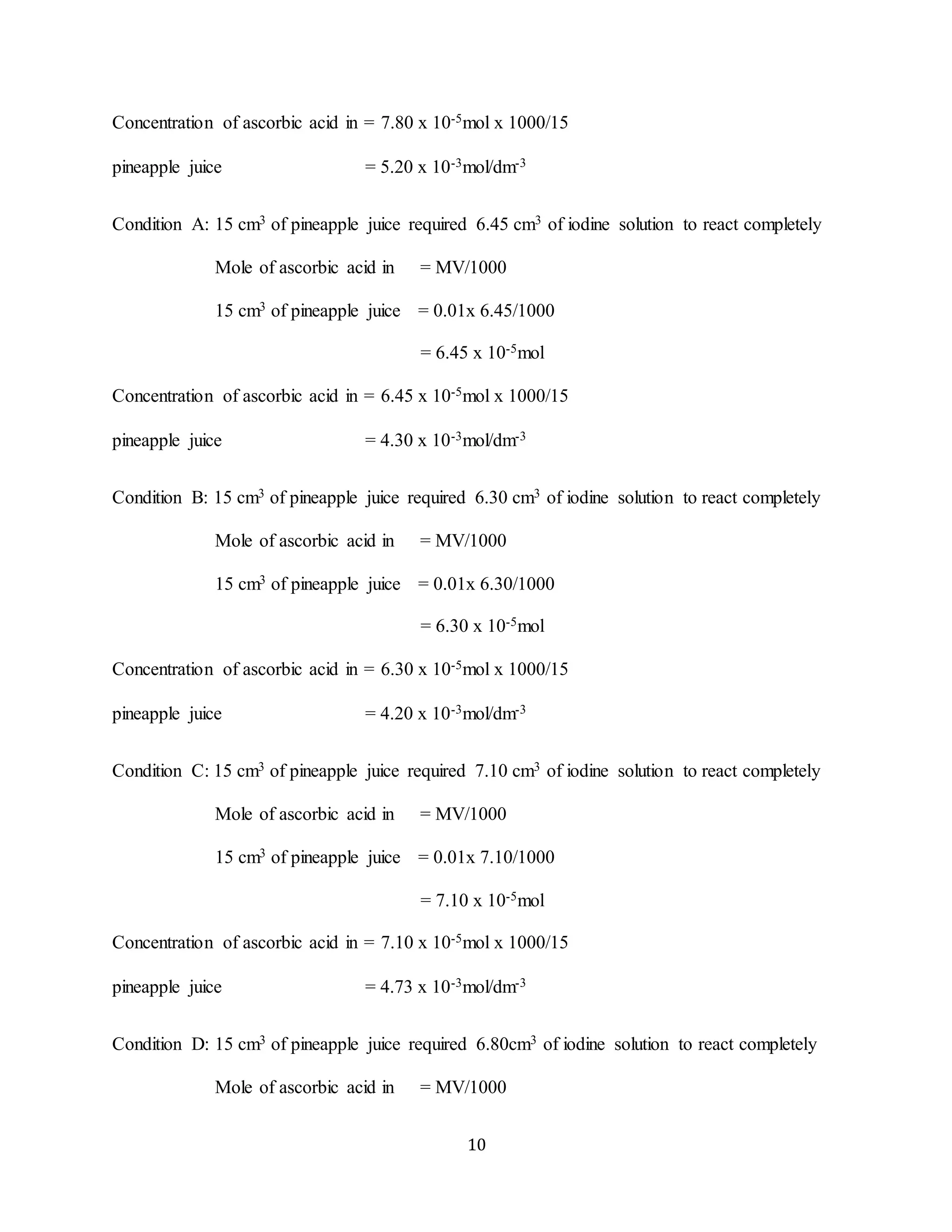 STPM Chemistry Coursework/Project PBS Sample 2 | DOCX