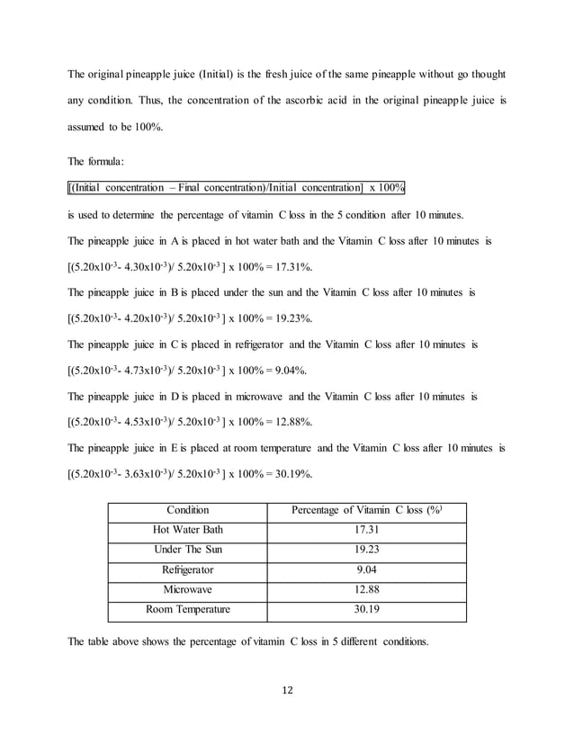 STPM Chemistry Coursework/Project PBS Sample 2 | DOCX