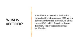 Understanding Full-Wave Rectification and Rectifiers | PPT