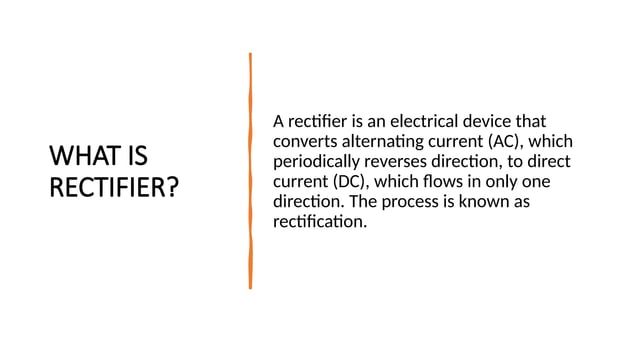 Understanding Full-Wave Rectification and Rectifiers | PPT