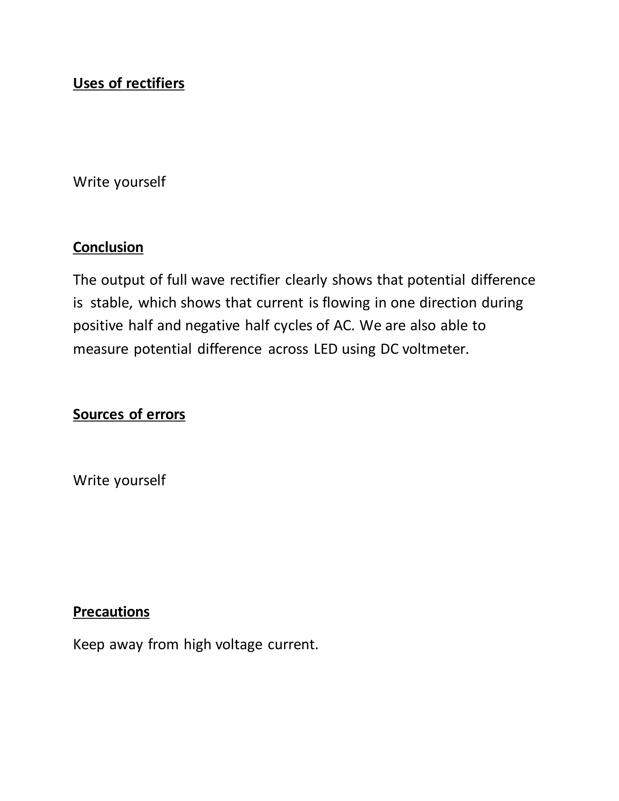 Full Wave Rectifier Docx