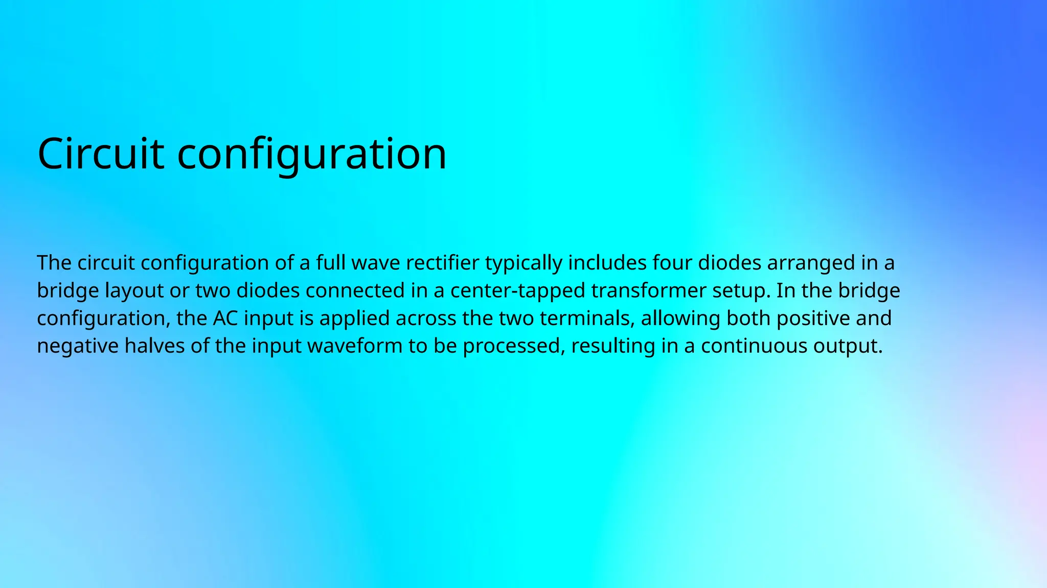 Full Wave Rectifier (1).pptx its theory advantages and disadvantages | PPTX