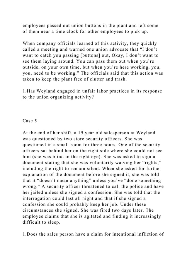 Fully answer the questions associated with each case below. There ar.docx