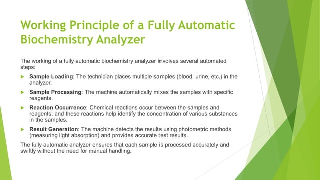 Fully Automatic Biochemistry Analyzers Explained.pdf | Chemistry | Science