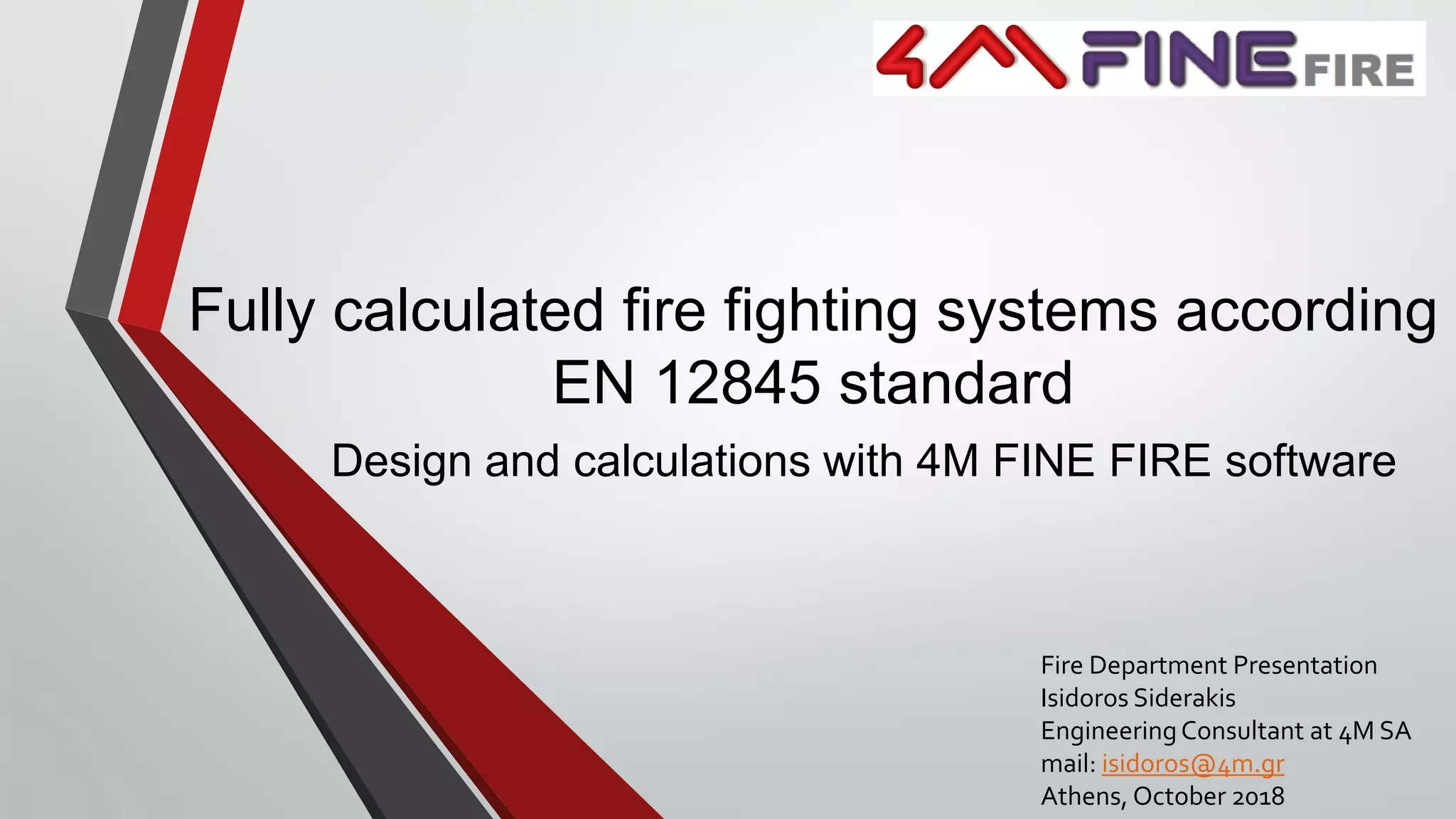 Fully calculated firefighting systems with EN 12845 standard | PDF