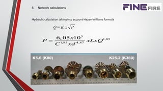 Fully calculated firefighting systems with EN 12845 standard | PDF