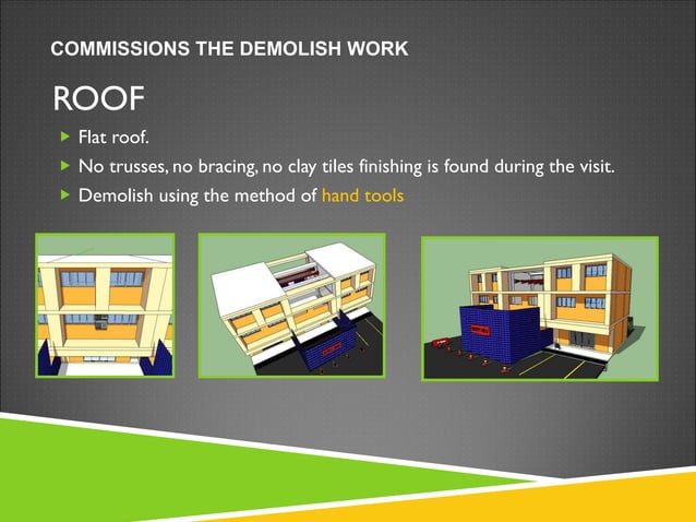 Fully Demolition | PPT | Civil Engineering Industry | Industries