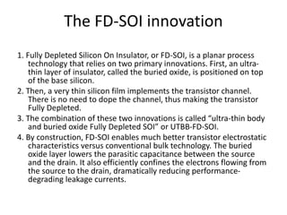 Fully depleted silicon insulator | PPTX