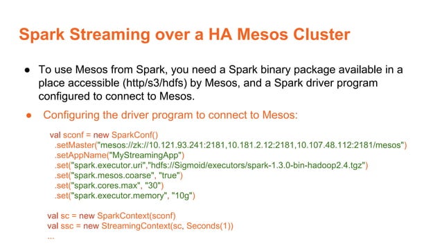 Fully Fault Tolerant Real Time Data Pipeline With Docker And Mesos Ppt