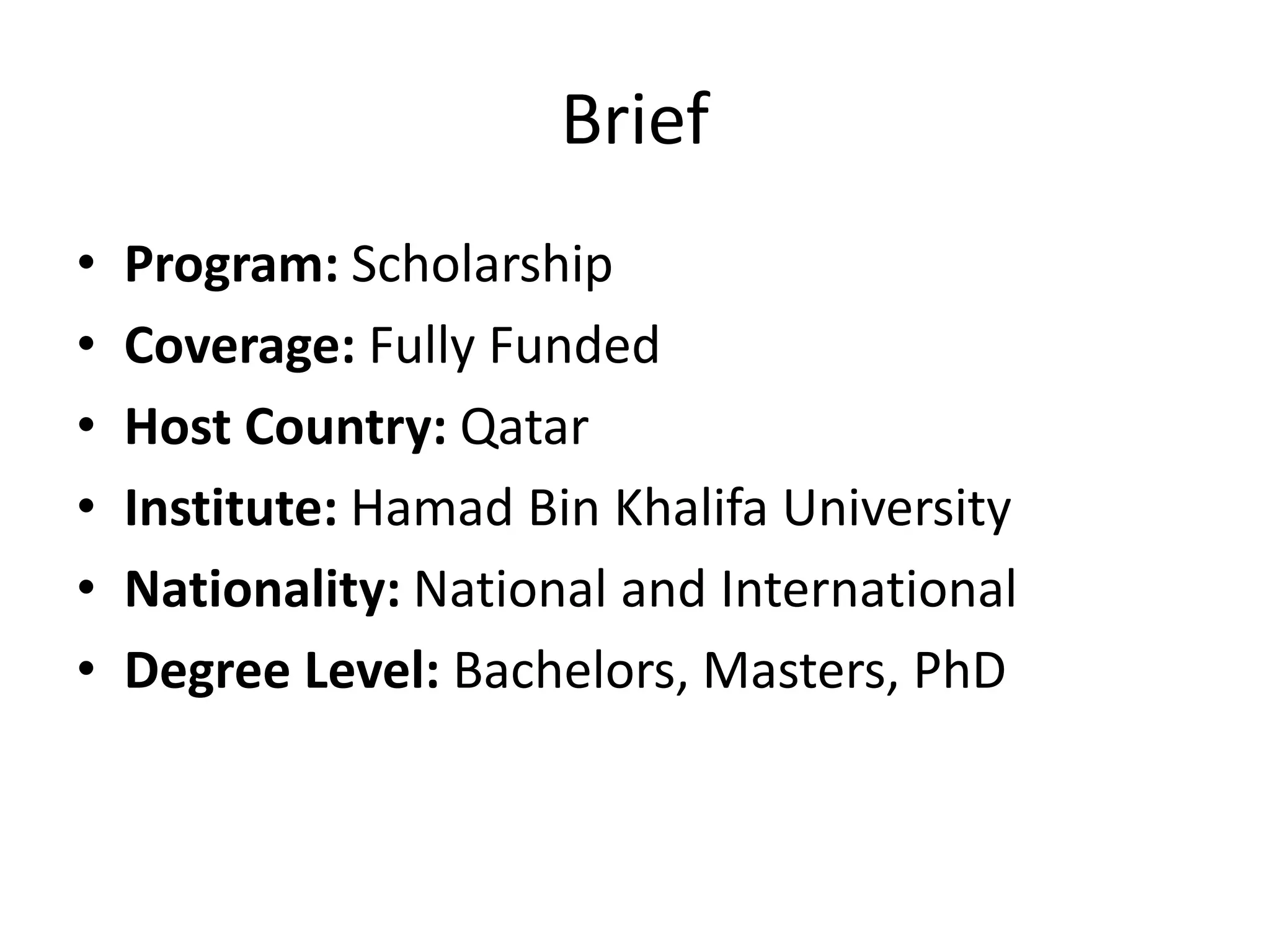 Fully Funded Scholarship in Qatar at Hamad Bin Khalifa University 2024.pptx