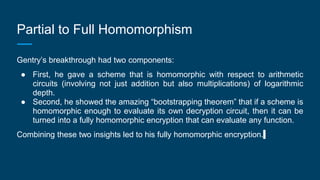 Fully Homomorphic Encryption (1).pptx | Web Development | Internet