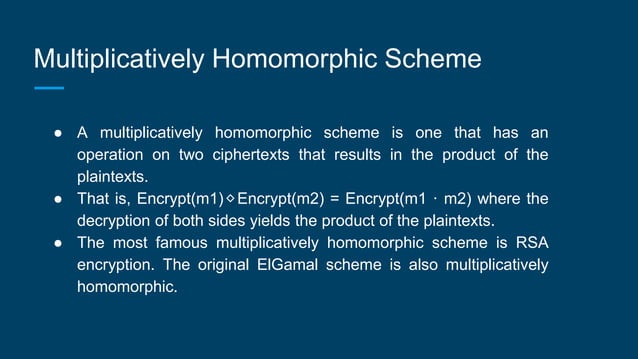 Fully Homomorphic Encryption (1).pptx | Web Development | Internet