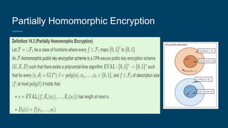 Fully Homomorphic Encryption (1).pptx | Web Development | Internet