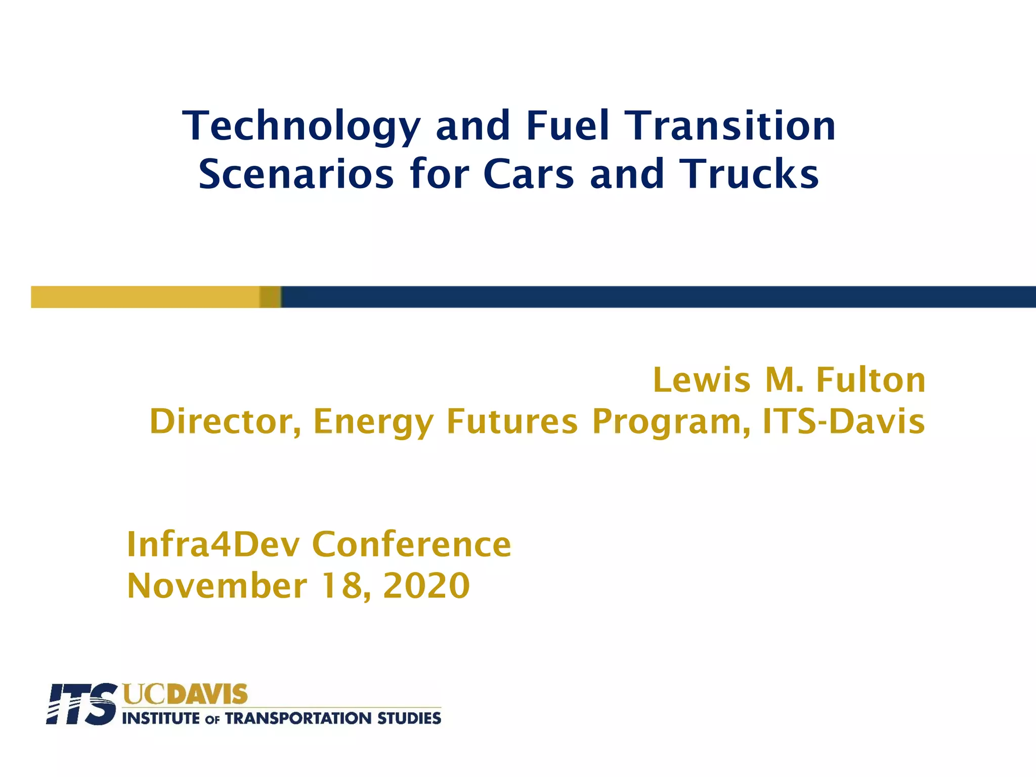 Pathways to Decarbonization & Digital Innovation in Transport ...