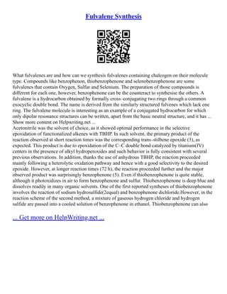 Fulvalene Synthesis | PDF