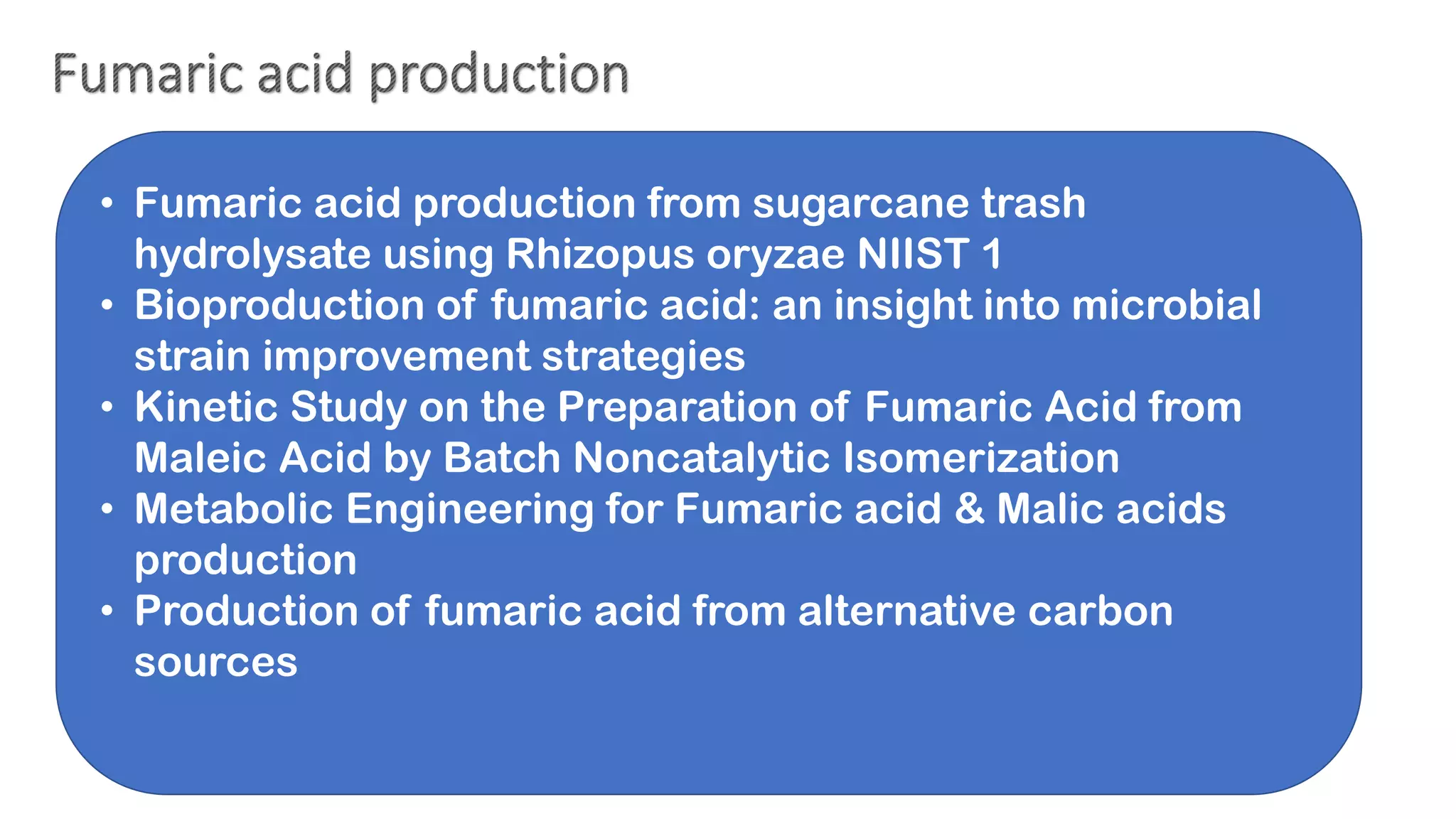 Fumaric acid | PDF