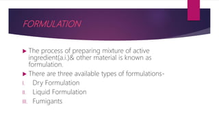Fumigants used by BADC | PPTX